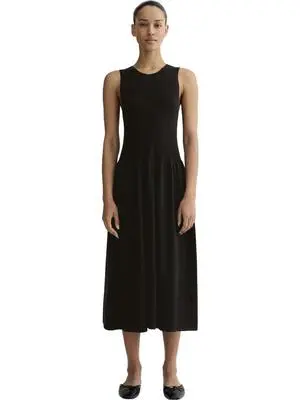 Everlane Everlane Knit Crew Midi Dress Black
