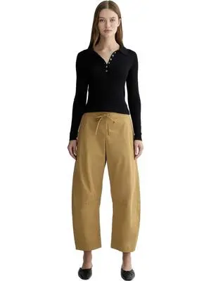 Everlane Easy Barrel Pant - Oak Brown