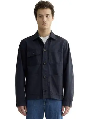 Everlane Denim Utility Jacket - Garment-dyed Navy