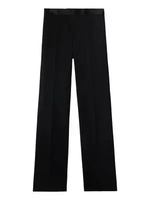 Burberry Wool Trousers - Black