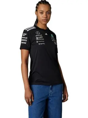 Adidas Mercedes Amg Petronas Formula One Team Driver Jersey - Black / White