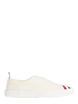 THOM BROWNE Thom Browne Striped Canvas Sneakers