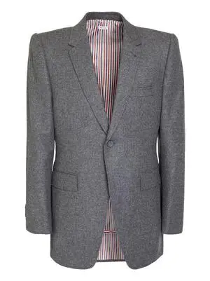 Thom Browne Woolflannel Blazer - Gray