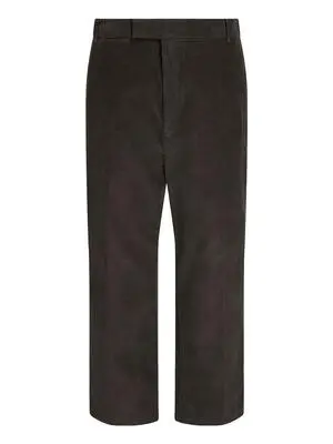 Thom Browne Thom Browne Cotton Corduroy Trousers Dark Gray