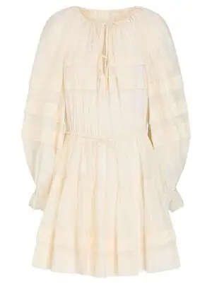 Ulla Johnson Polly Tiered Mini Dress - Ivory