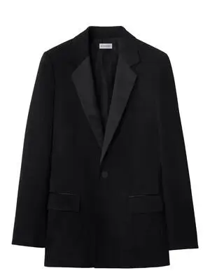 Burberry Wool Blazer - Black