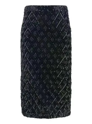 P.A.R.O.S.H P.A.R.O.S.H. Sequinned Midi Skirt