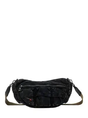 DIESEL Multi-pockets Shoulder Bag - Black