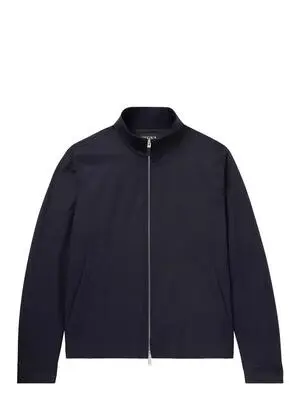 Zegna 3l Twill Blouson Jacket - Blue