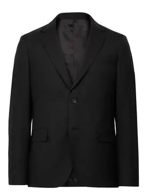 Mr P. Slim-fit Wool Suit Jacket - Black