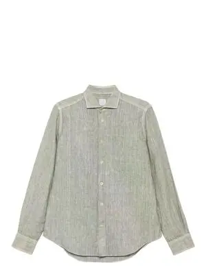 Eleventy Linen Shirt - Green