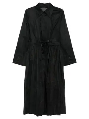 JIL SANDER Cotton Midi Slip Dress - Black