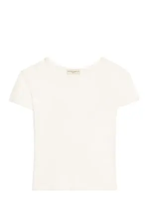 Officine Générale Lara Short-sleeve Shirt - White