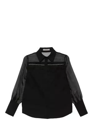 D.exterior Bead-embellished Shirt - Black
