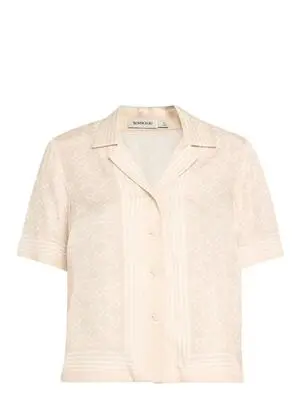 Simkhai Koda Button-front Shirt - Sand