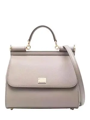 Dolce & Gabbana Dolce & Gabbana Sicily Top-Handle Bag Neutrals