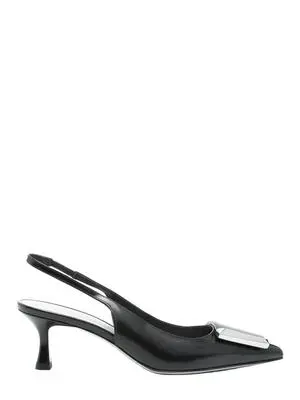 Roberto Festa 50mm Leather Pumps - Black