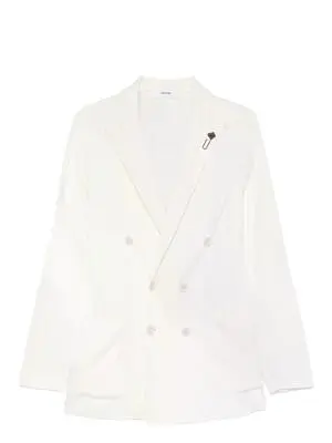LARDINI Knitted Blazer - White