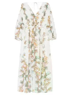 Paul Smith Floral-print Maxi Dress - White