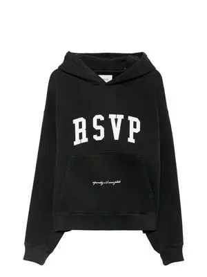 AGOLDE X Rsvp Logo-print Hoodie - Grey