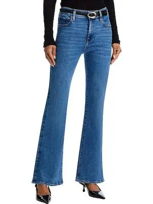 FRAME Frame The Icon High Rise Flare Jeans Canals