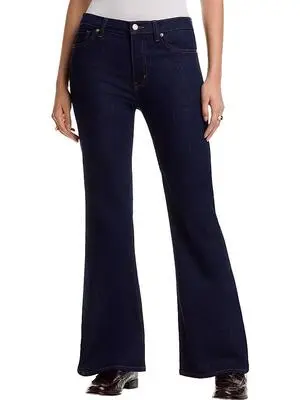 FRAME The Icon High-rise Flare Jeans - Rinse