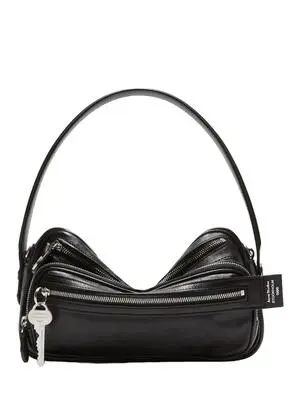 Acne Studios Acne Studios Small Camero Leather Shoulder Bag Black