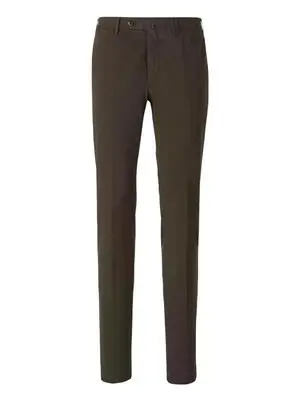 PT TORINO Straight-leg Trousers - Brown