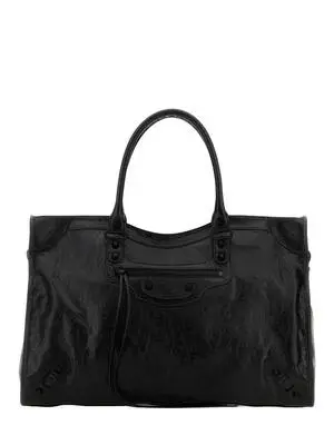 Balenciaga Large Le City Tote Bag - Black