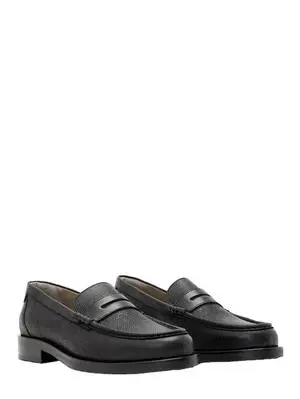 ALLSAINTS Bloom Penny Loafer - Black Grain