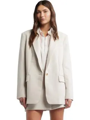 OPEN EDIT Relaxed Blazer - Beige Pumice