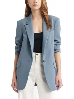 OPEN EDIT Open Edit Relaxed Blazer Blue Weather