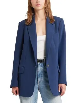 OPEN EDIT Relaxed Blazer - Navy Iris