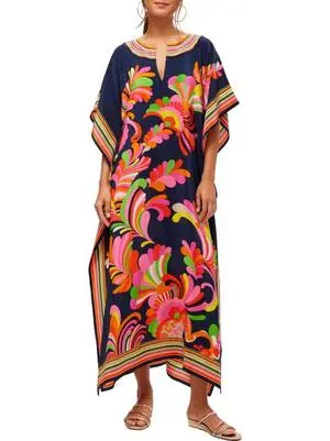 Trina Turk Theodora Maxi Caftan Dress - Multi