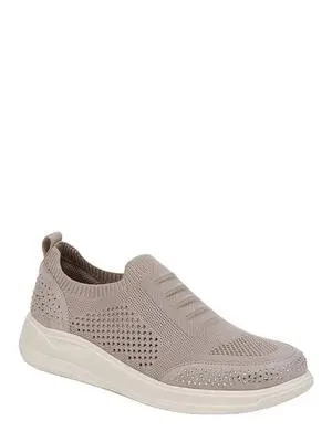 LIFESTRIDE BZees Timeless Platform Slip-On Sneakers White/beige