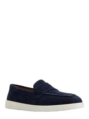 Sperry SPERRY TOP-SIDER® Wedge Penny Loafer Navy Leather Suede