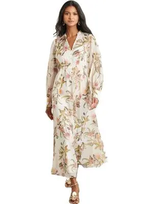 Chelsea28 Eyelet Embroidered Cutout Bracelet Sleeve Midi Dress In Pink  Wildflower - 61% Off | Editorialist