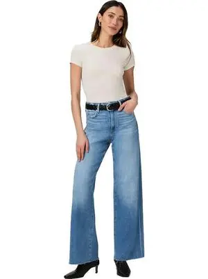 Paige Anessa Wide Leg Jean - Denim