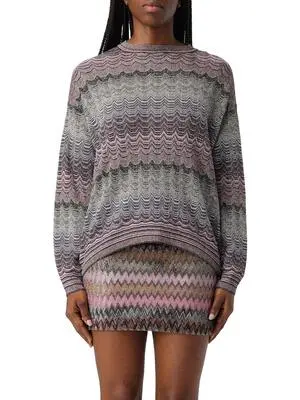 Missoni Chevron Knit Pullover - Violet