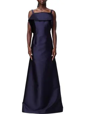 Alberta Ferretti Silk Gown - Blue