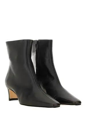 Staud Flat Ankle Boots - Black