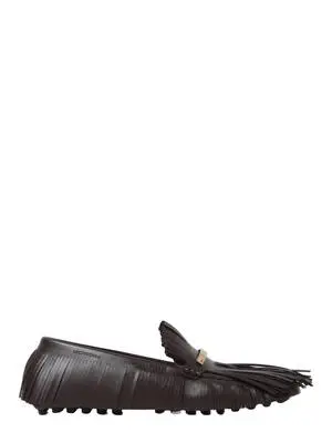 TOD'S Tod's Loafer With Fringe Detailing Dark