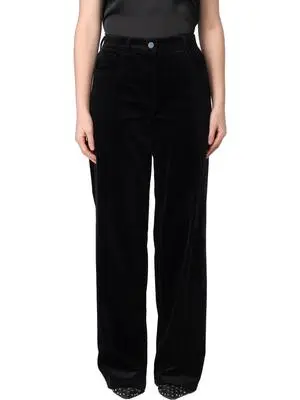 Theory Wide Leg Trousers - Black