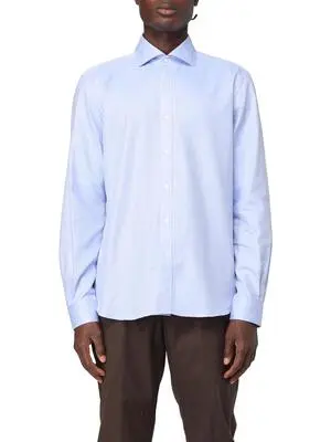 FAY Shirt Men Gnawed Blue