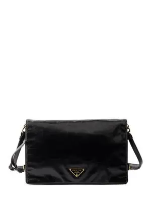 Prada Leather Shoulder Bag - Black