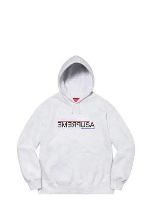 Supreme Usa Hooded Sweatshirt - Grey