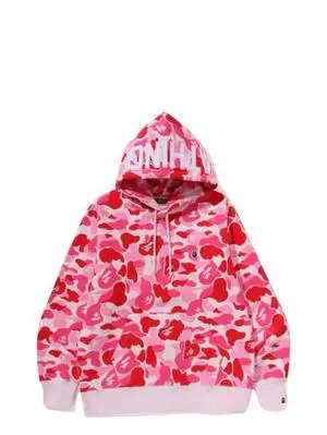 A BATHING APE Abc Camo Pullover Hoodie - Pink