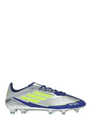Adidas F50 Elite Fg Messi Player Pack 1 - Silver Metallic/solar Yellow/lucid Blue