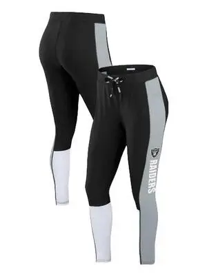 WEAR BY ERIN ANDREWS Gray Las Vegas Raiders Color-block Leggings - Black