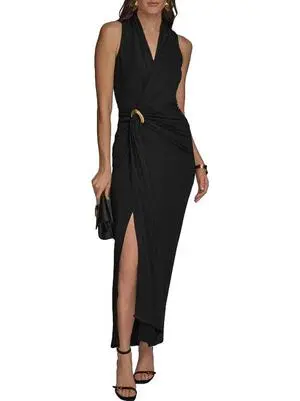sequin 90s dress Sleeveless Midi A Line Halter Dress | A-Line Dress